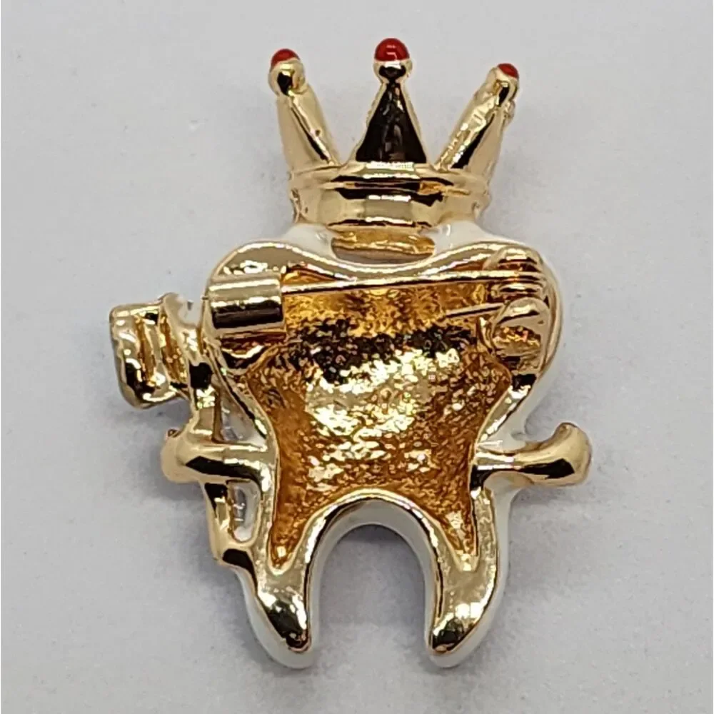 Jewelry | Tooth Brooch Cartoon Style Crown Toothbrush Dentist Dental ...